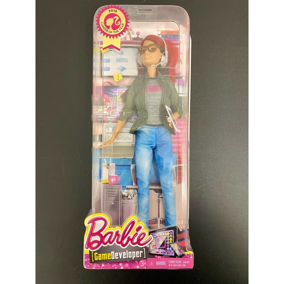 Mattel | Toys | Rare Mattel Barbie Game Developer 26 Career Of The Year ...
